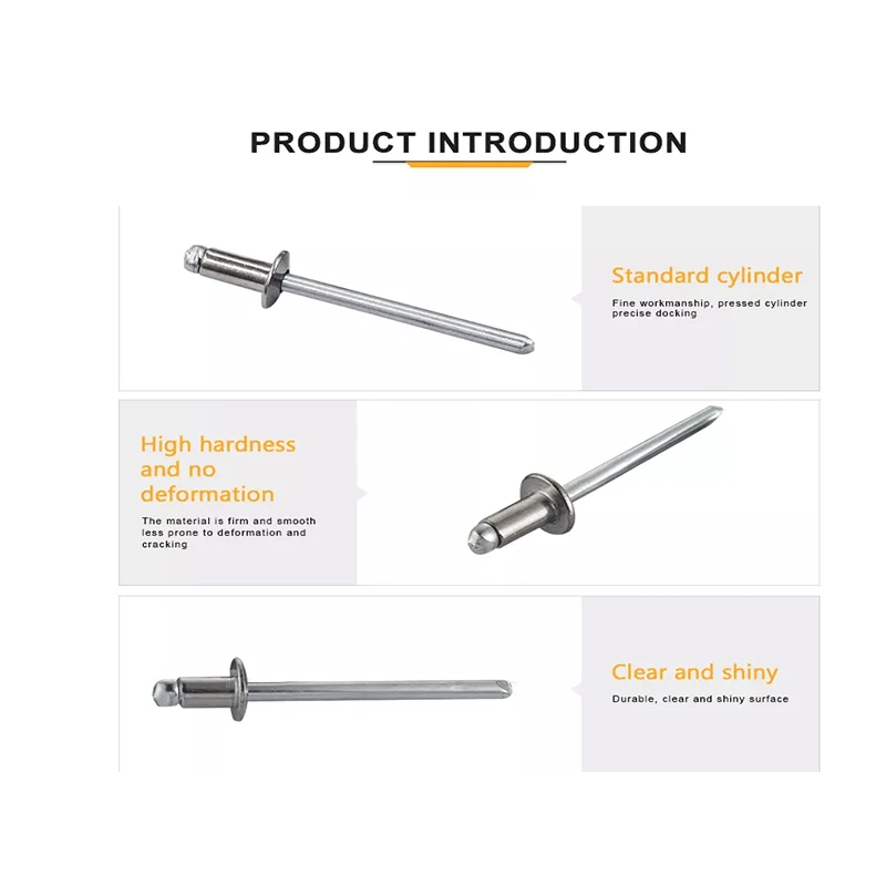 Hardware Fasteners And Rivets Push Pin Rivet Fasteners Black 3 Mm Hole ...