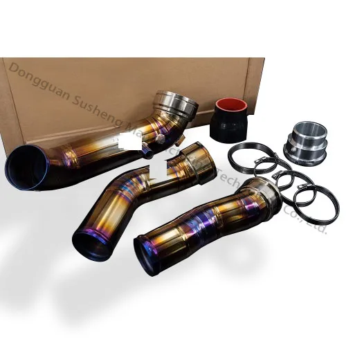 Exhaust System Turbo Charger High Flow Cat Intake Pipe Custom Intake ...