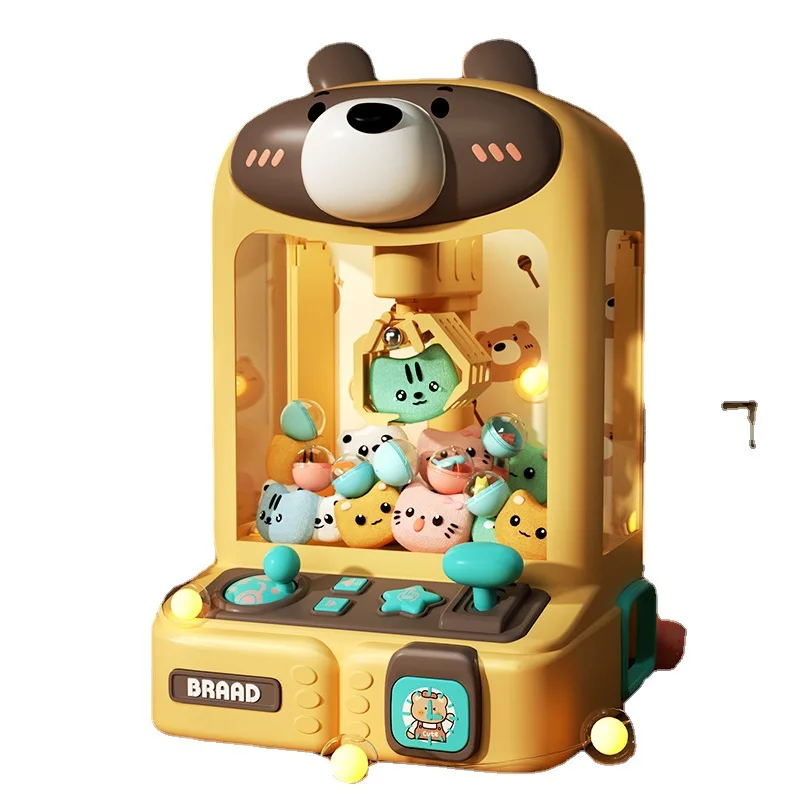 2025 Children's Mini Crane Machine Cute Rabbit Crane Machine Clip Doll ...