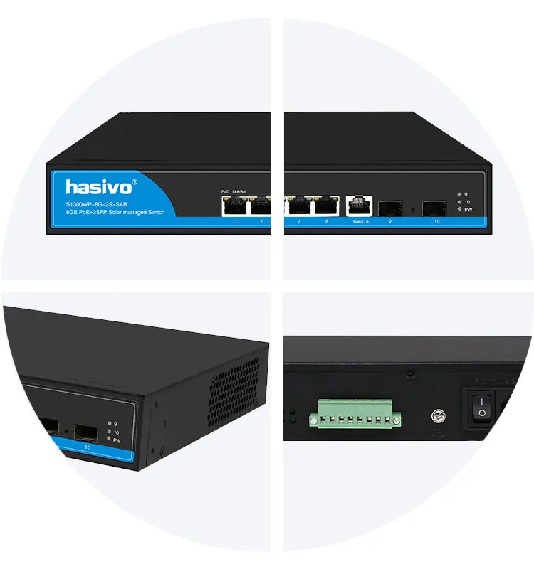 8 Port Poe Managed UPS Switch - Reliable Power & Networking