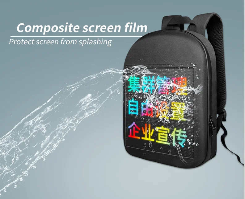 Wholesale 2020 Hot Sales Wifi Control Promotion Led Backpack With Led ...