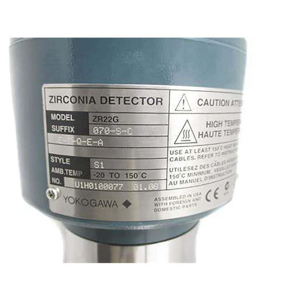 Original Yokogawa Zr22g Zirconia Oxygen Analyzer Humidity Analyzer With