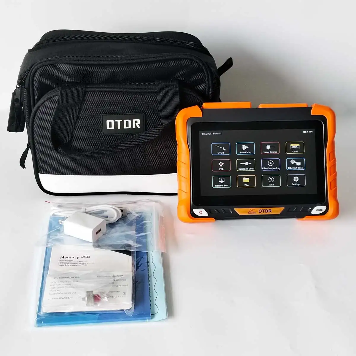 Smart Otdr 1310nm/1550nm 38/36db 7inch Touched Screen Smart Management ...