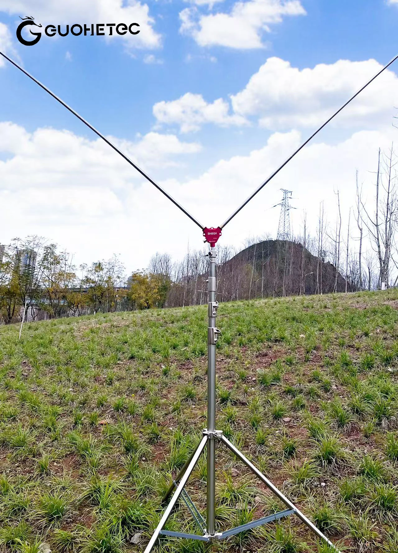 Portable V Antenna 7MHz - 430 MHz, Multi-Band HF VHF UHF Antenna, IP68 ...