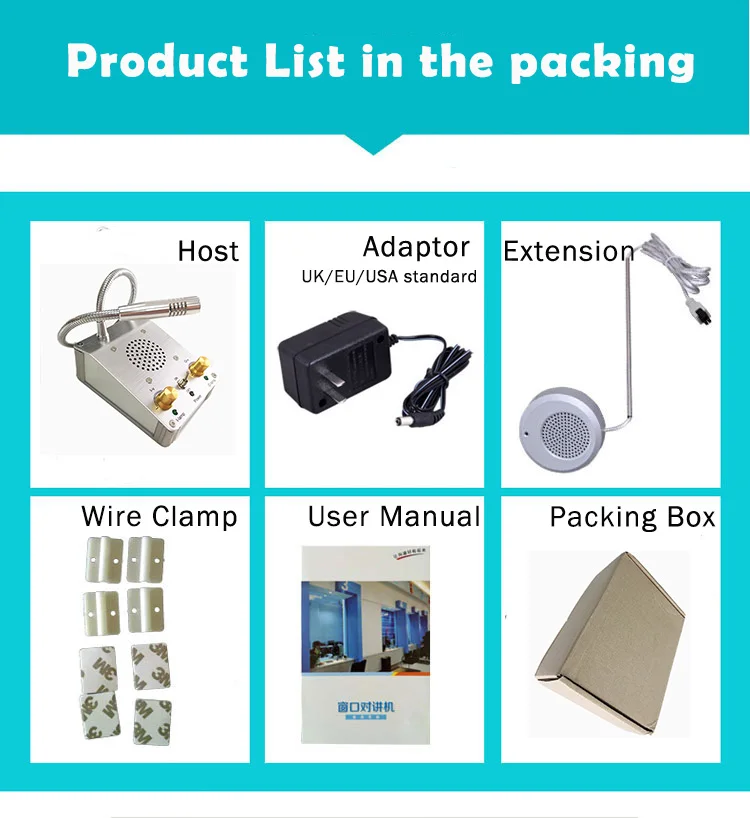 Bar Window Intercom System Talk Through Window Intercom - Buy Bank ...