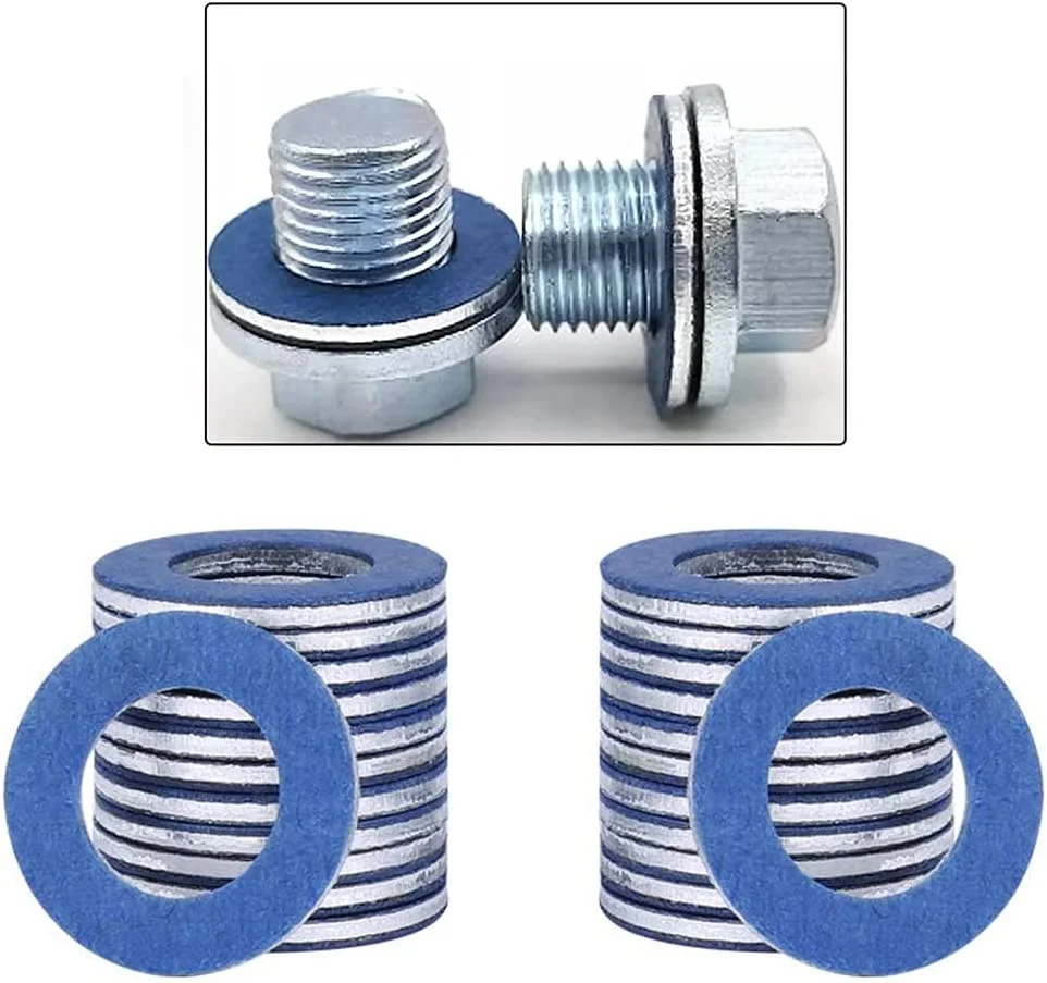 Car Sump Washer Auto Universal Oil Plug Washer Oil Pan Oil Drain Screw ...