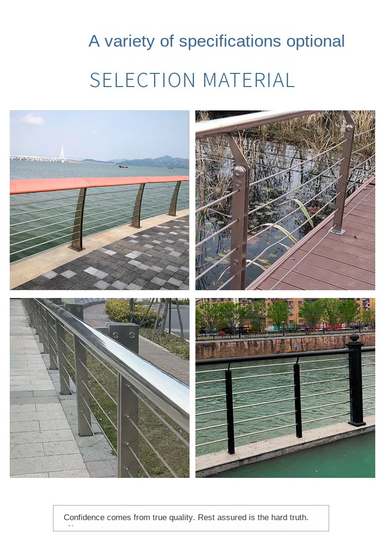 304 Stainless Steel Modern Hotel River Cable Barrier Marine-Grade Wire ...
