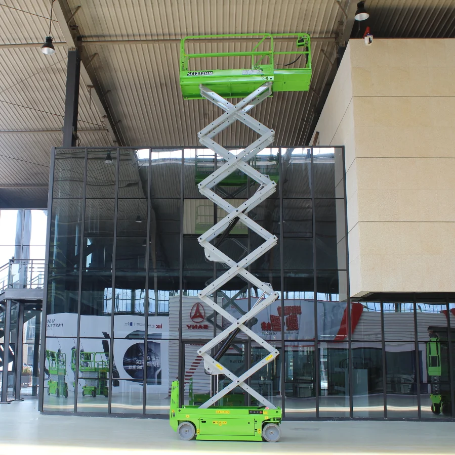 New Electric Mewp 13m Self Propelled Aerial Work Platform Manlift For ...