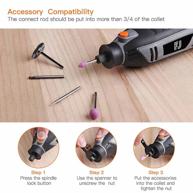 Mini Electric Mill Grinder Set with Brushless Motor Stepless Speed ...