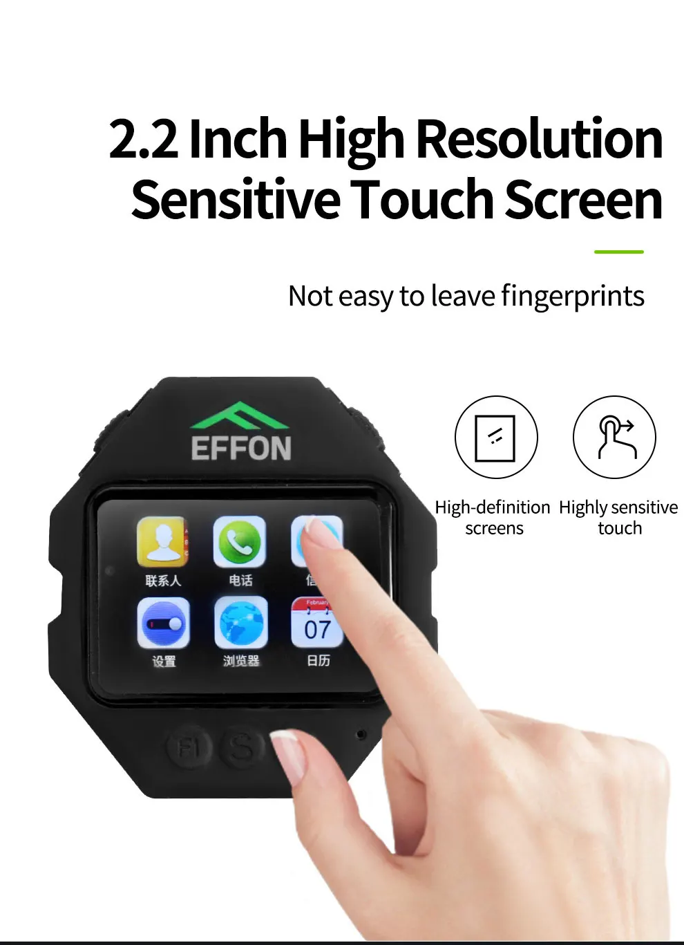 Android Handheld Wearable Trigger Ring Barcode Scanner Reader