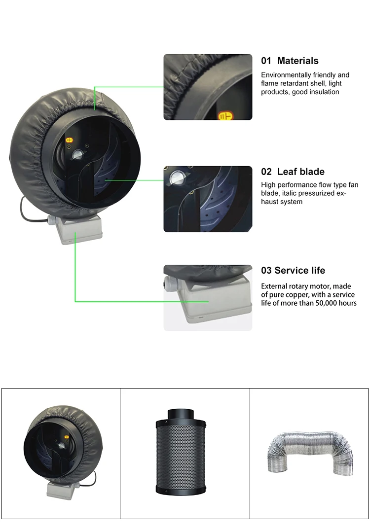 Udwells 2 Inch Inline Fan 12v 150 Blower 150mm Vent Duct - Buy Udwells ...