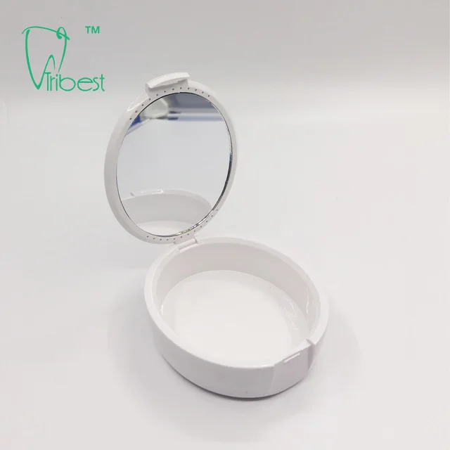 Tribest Dental Orthodontic Retainer Case Denture Box With Mirror - Buy ...