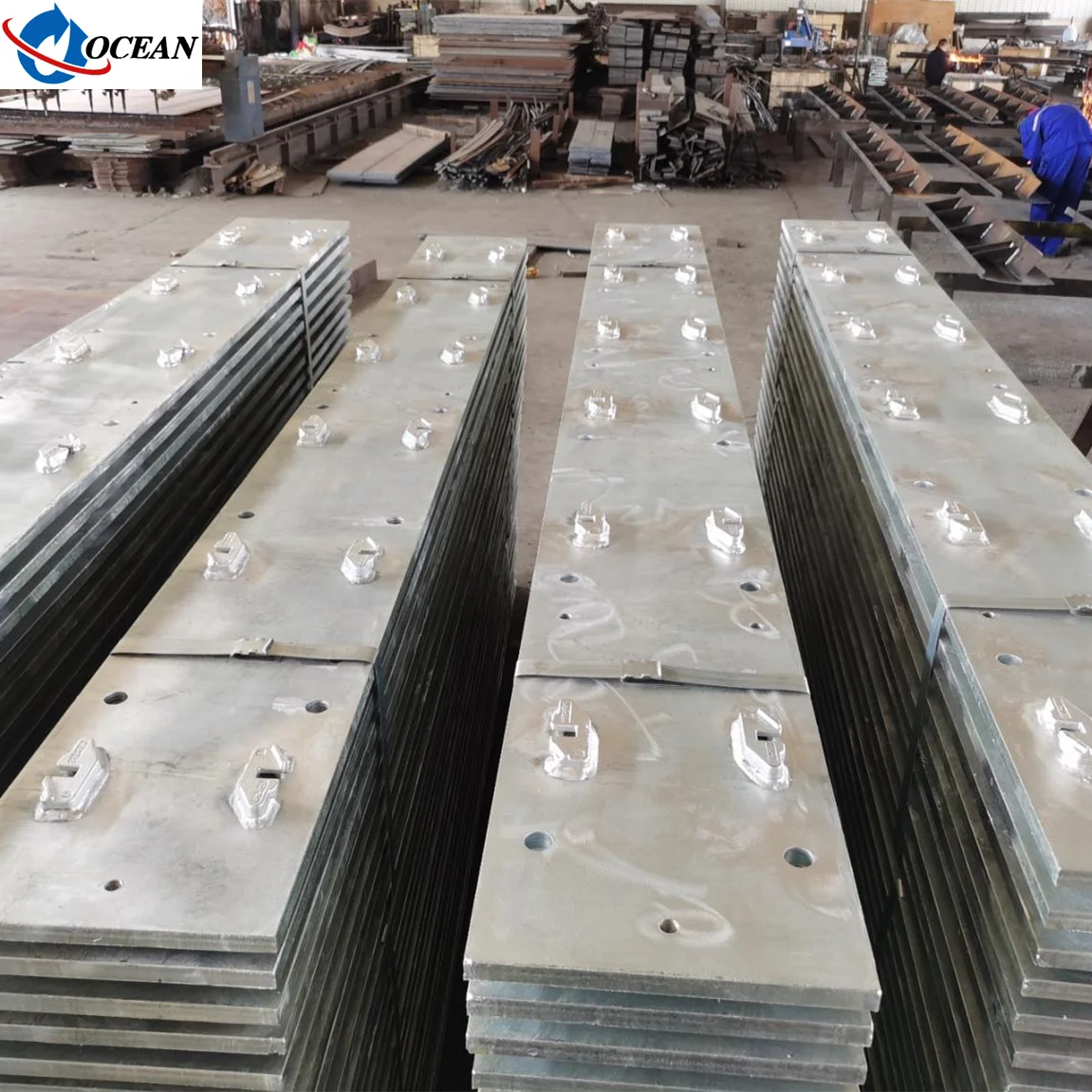 Crane Rail Steel Soleplate For Railway Construction - Buy Crane Rail ...
