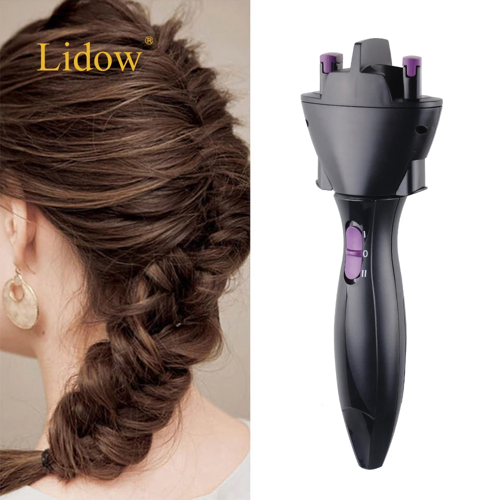 LIDOW USB Automatic Hair Braider Electric Hair Twist Machine Hair ...
