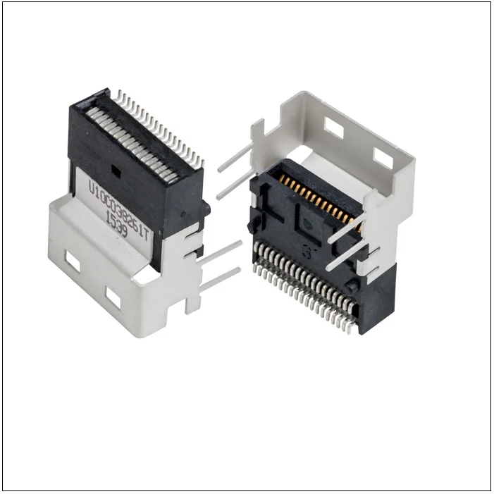 Slim SAS 38pin SFF-8654 Female Connector - Right Angle Type