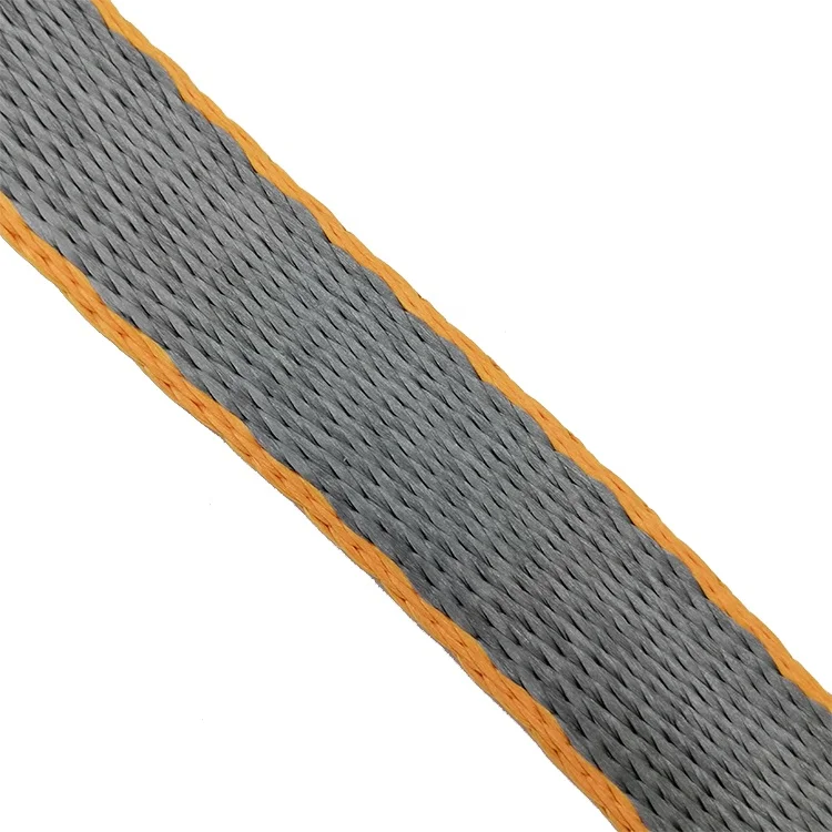 Tubular Webbing For Cable Uncuttable Webbing Hybrid Uhmwpe Yellow Strap ...
