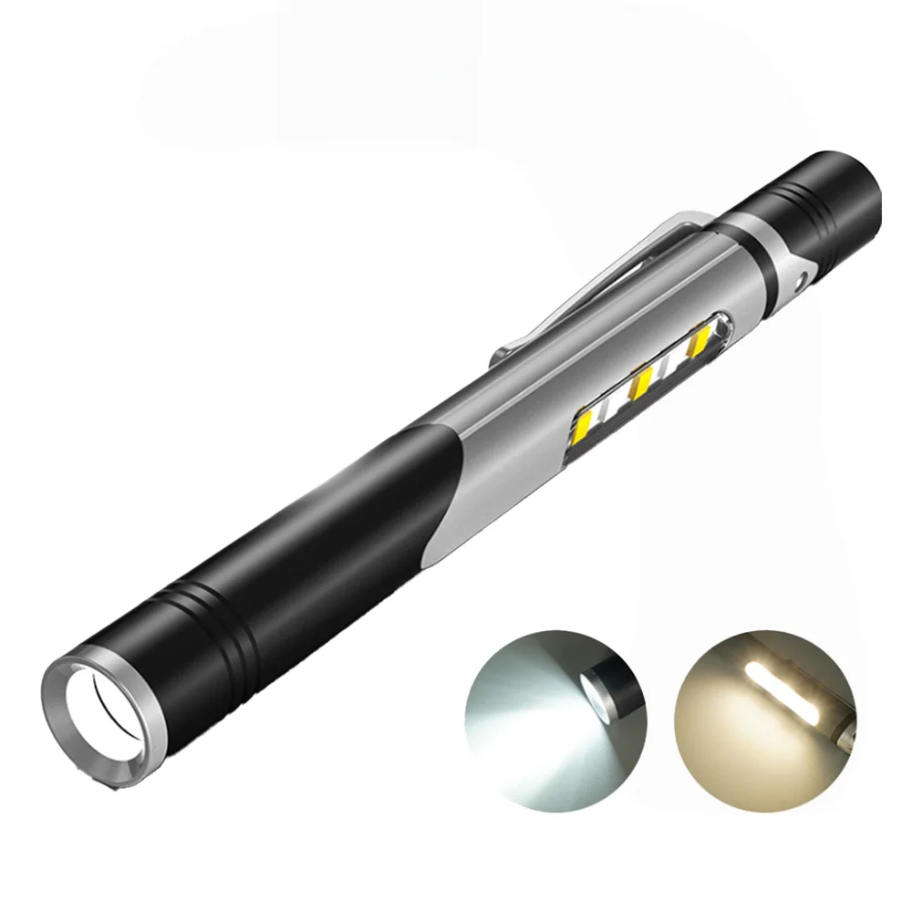 Fixed Focus Multi-Gear Tail Press Switch Built-in Battery Type-C USB ...