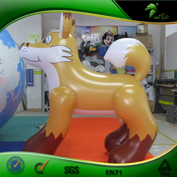 0.4mm Pvc Inflatable Animal Fox With Sph Cheap Inflatable Toys - Buy ...