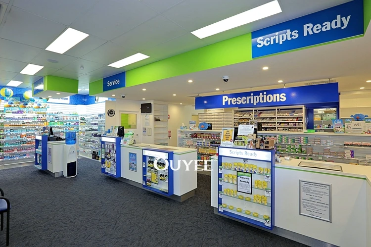 Shop Our Wood Pharmacy Shelves - Customizable & Durable