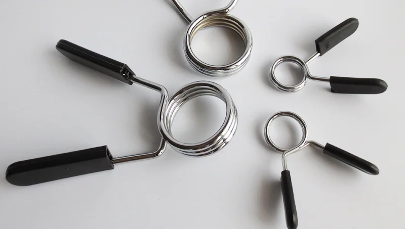 Barbell Spring Clips Lock Clamp Spring Collar Clips For Fitness ...