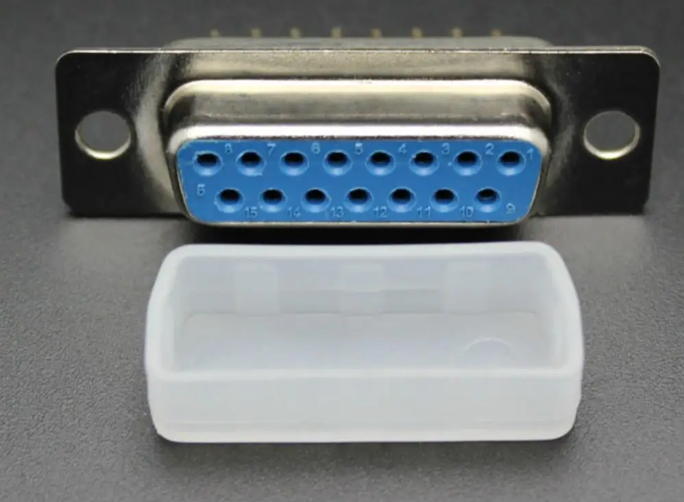 DR VGA DB9 DB15 D-SUB 15 Pin Male Female Dust Cover