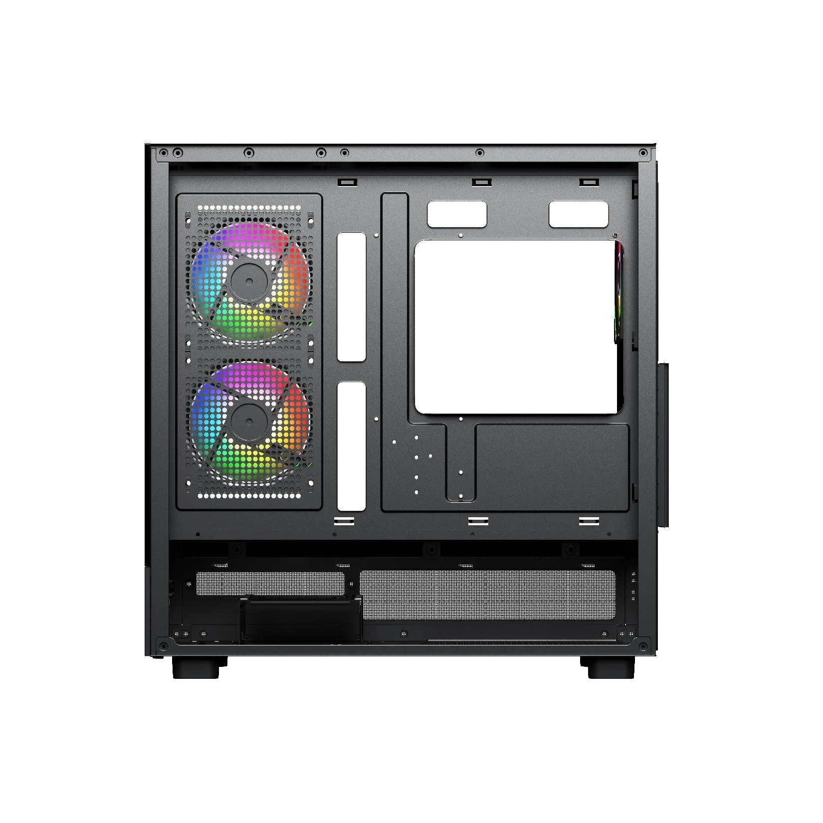 ETAX Gaming PC Case - Mid Tower with USB3.0 & Tempered Glass