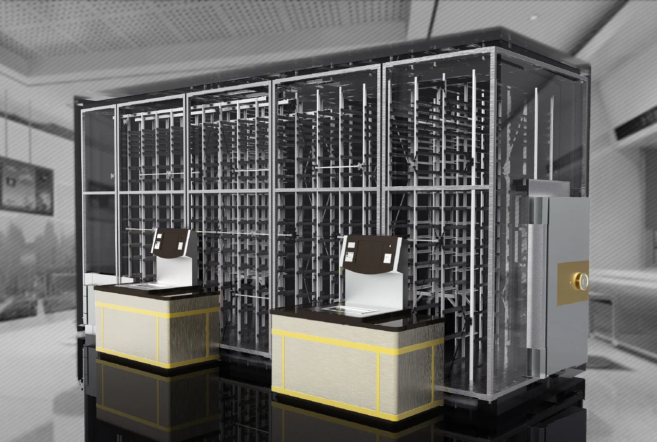 Bank Fully-automated Safety Deposit Lockers,Self-service Safe Deposit ...