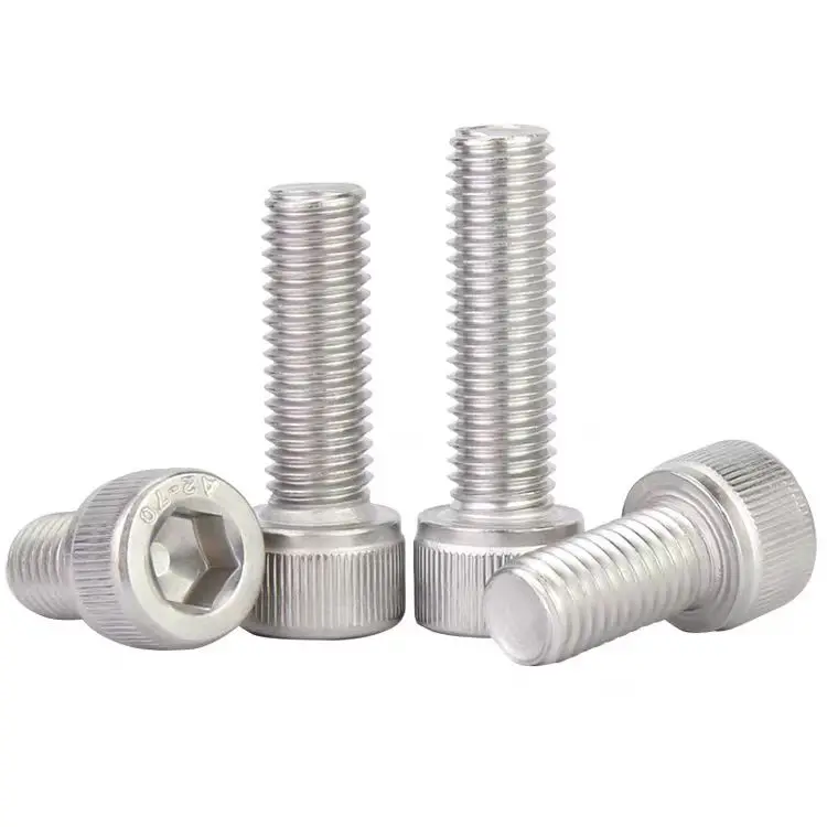 DIN 912 Stainless Steel Carbon Steel Black Zinc Plated Hex Socket Head Hexagon Cap Machine Screw ...