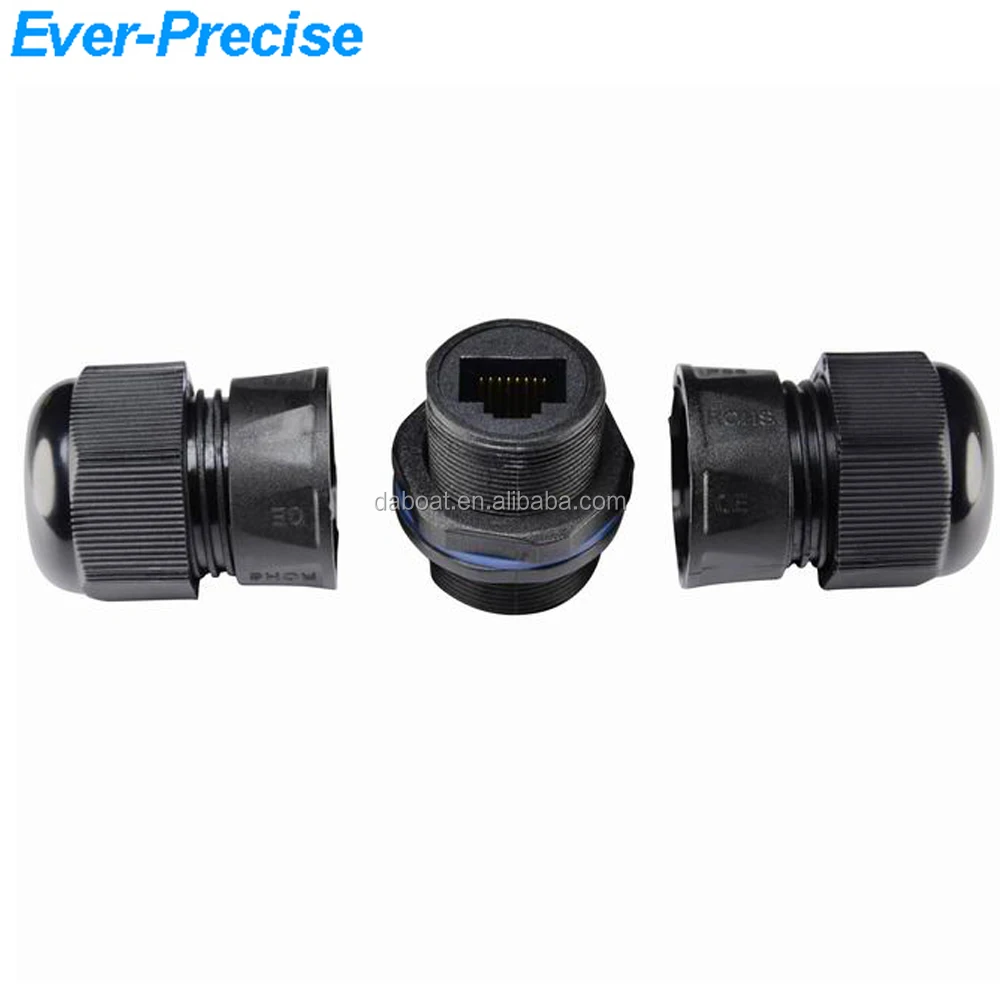 M20 Rj45 Ethernet Connector Waterproof Ip67 Waterproof Rj45 Ethernet ...