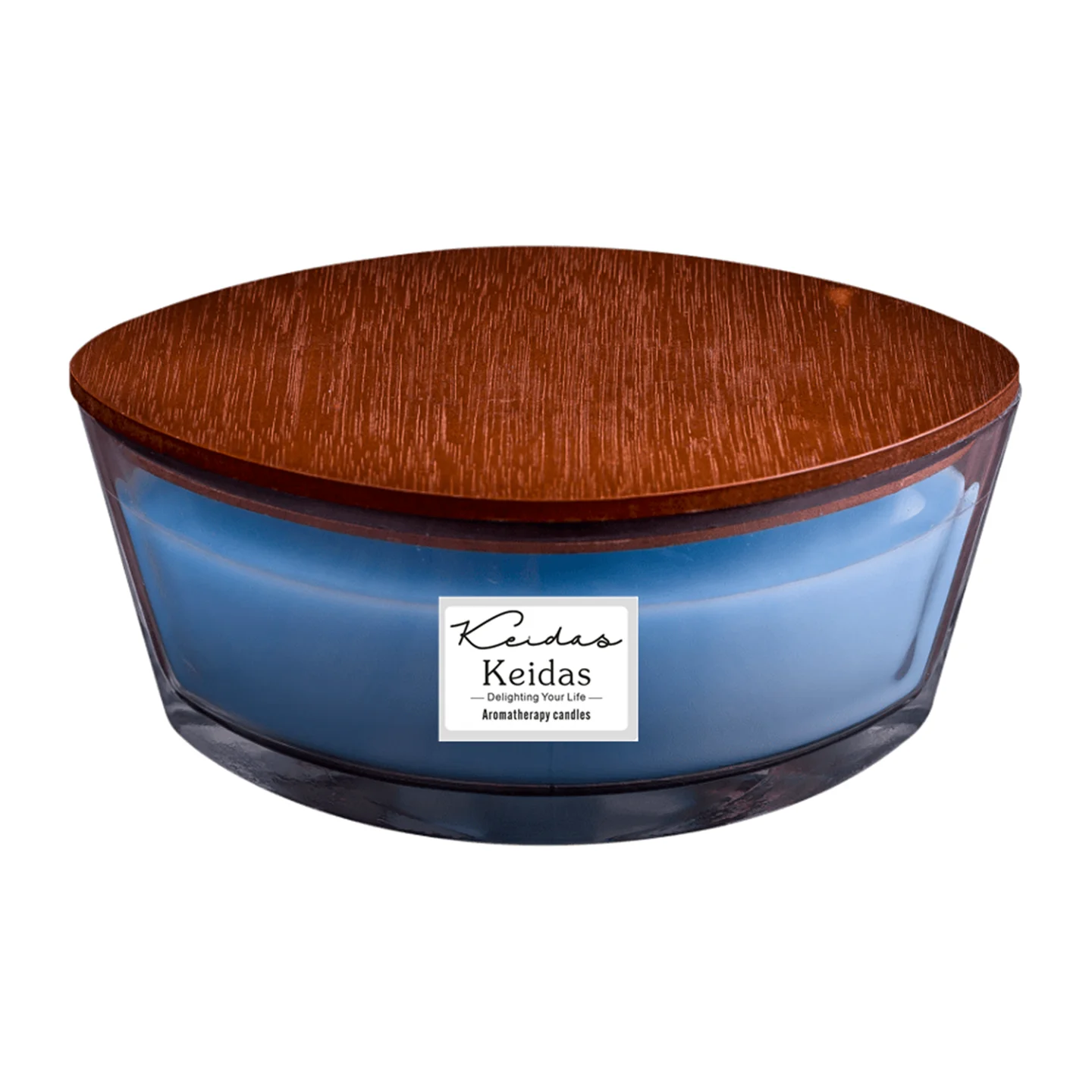 Large Rectangle Wooden Wick Candles With Lids Aromatic Candles for ...