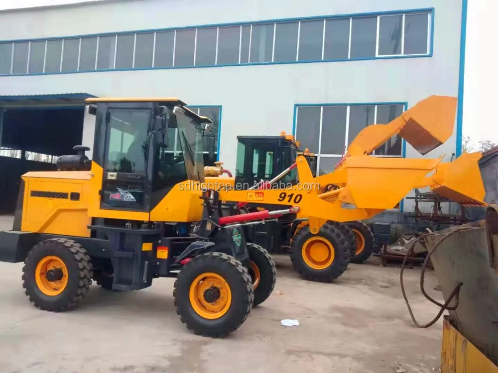 Heavy Equipment China 4 Wheel Drive Front End Loaders 2 Ton Wheel ...