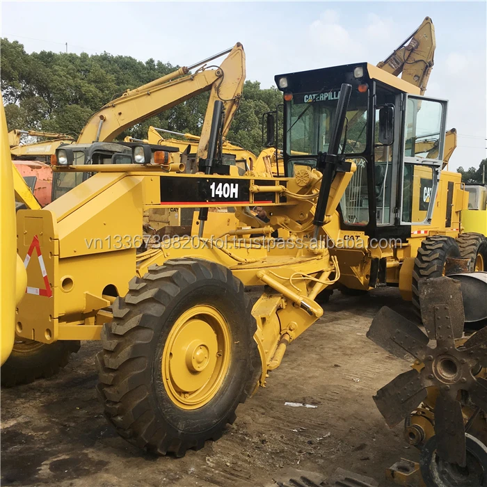 Japan Original Used Motor Grader 140h Caterpillar Secondhand Cat 140h ...