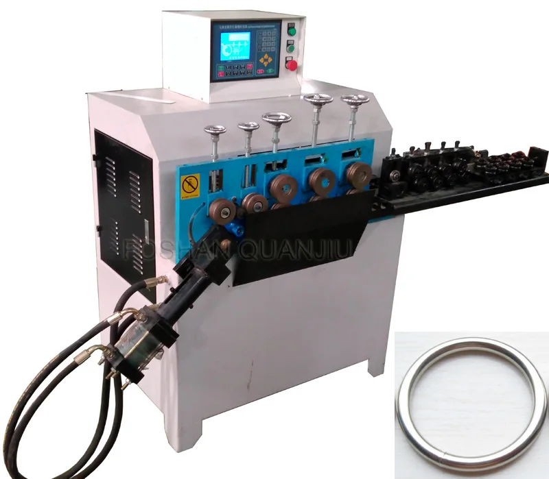 D16mm Thick Wire Ring Making With Serve Cut Machine For Different ...