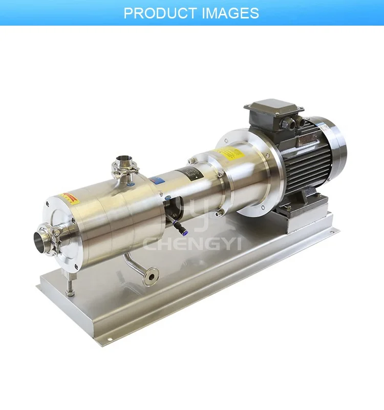 Sanitary Stainless Steel Emulsion Pump - High Shear Dispersing