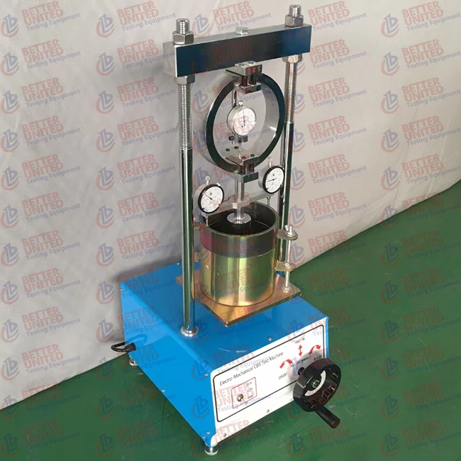 CBR Test Machine with Load Ring - Soil Testing Equipment