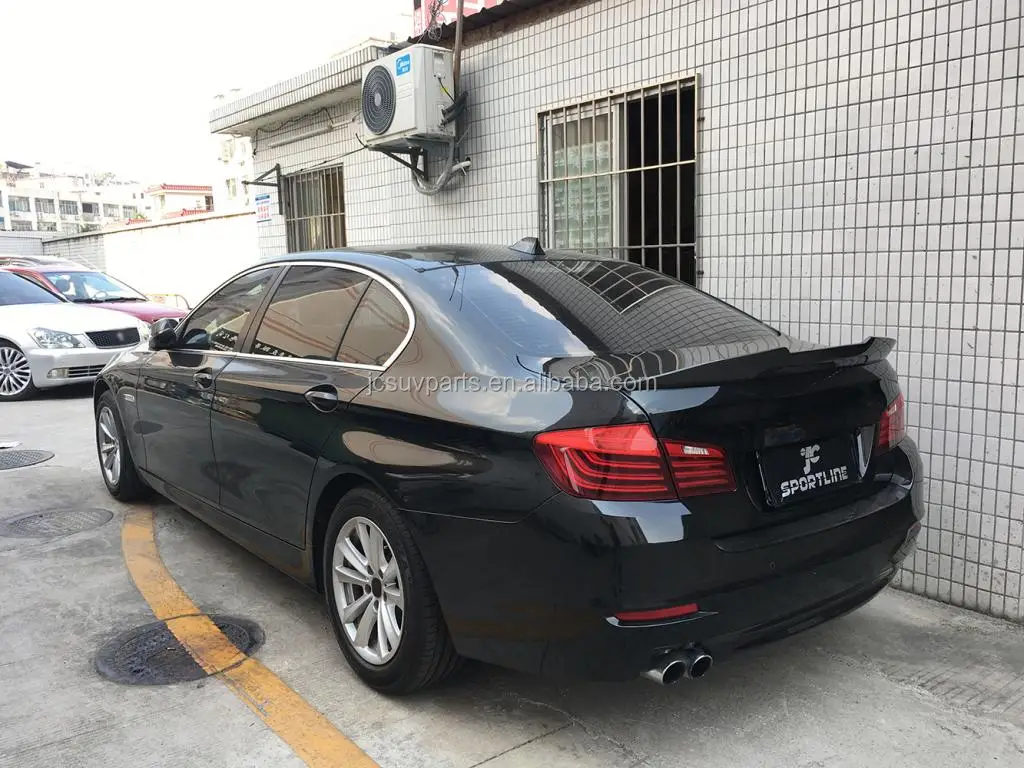 F10 Carbon Fiber Ducktail Rear Spoiler for BMW 530i 535i 540i M Sport ...