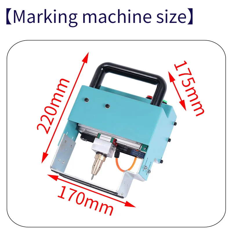 Portable Vehicle Chassis Pneumatic Vin Number Dot Peen Marking Machine ...