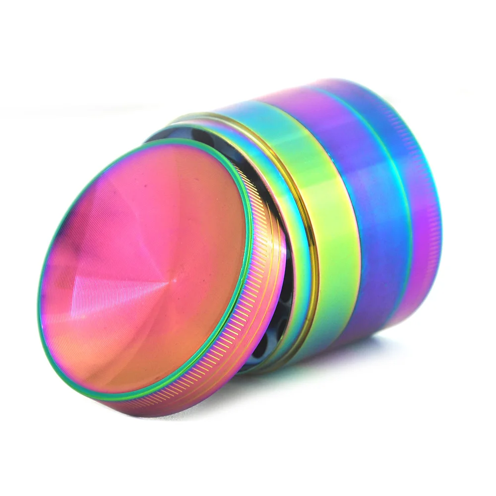 NP NP850AMXC Concave 50mm Rainbow Metal Cigarette Grinder Zinc Alloy ...