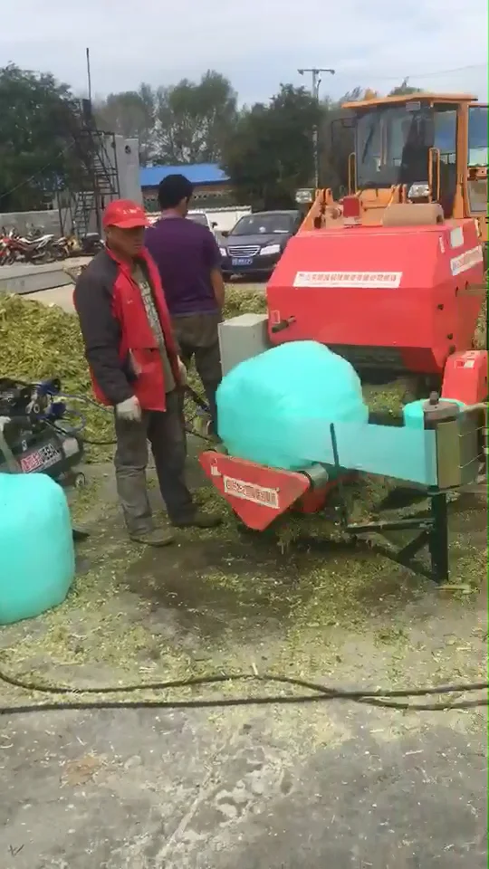Gas Power Advanced Silage Baler Machine Diesel Corn Silage Wrapping ...