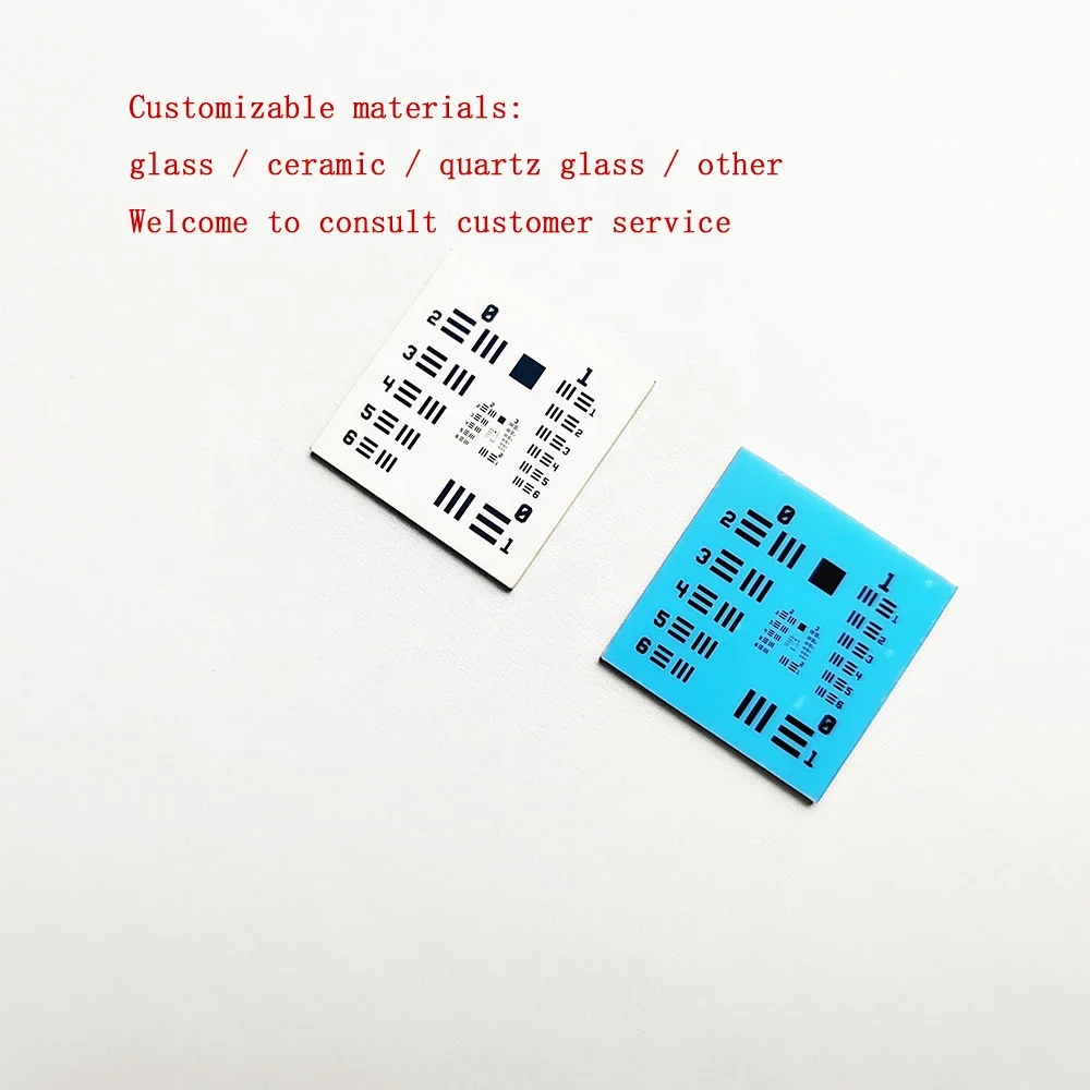 Microscope High Resolution Test Chart Usaf1951 Test Plate Glass ...
