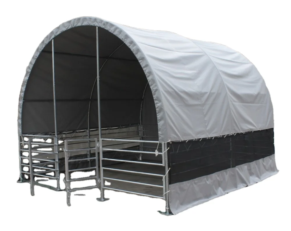 Durable PVC Fabric Shelters - Ideal for Livestock & Cattle