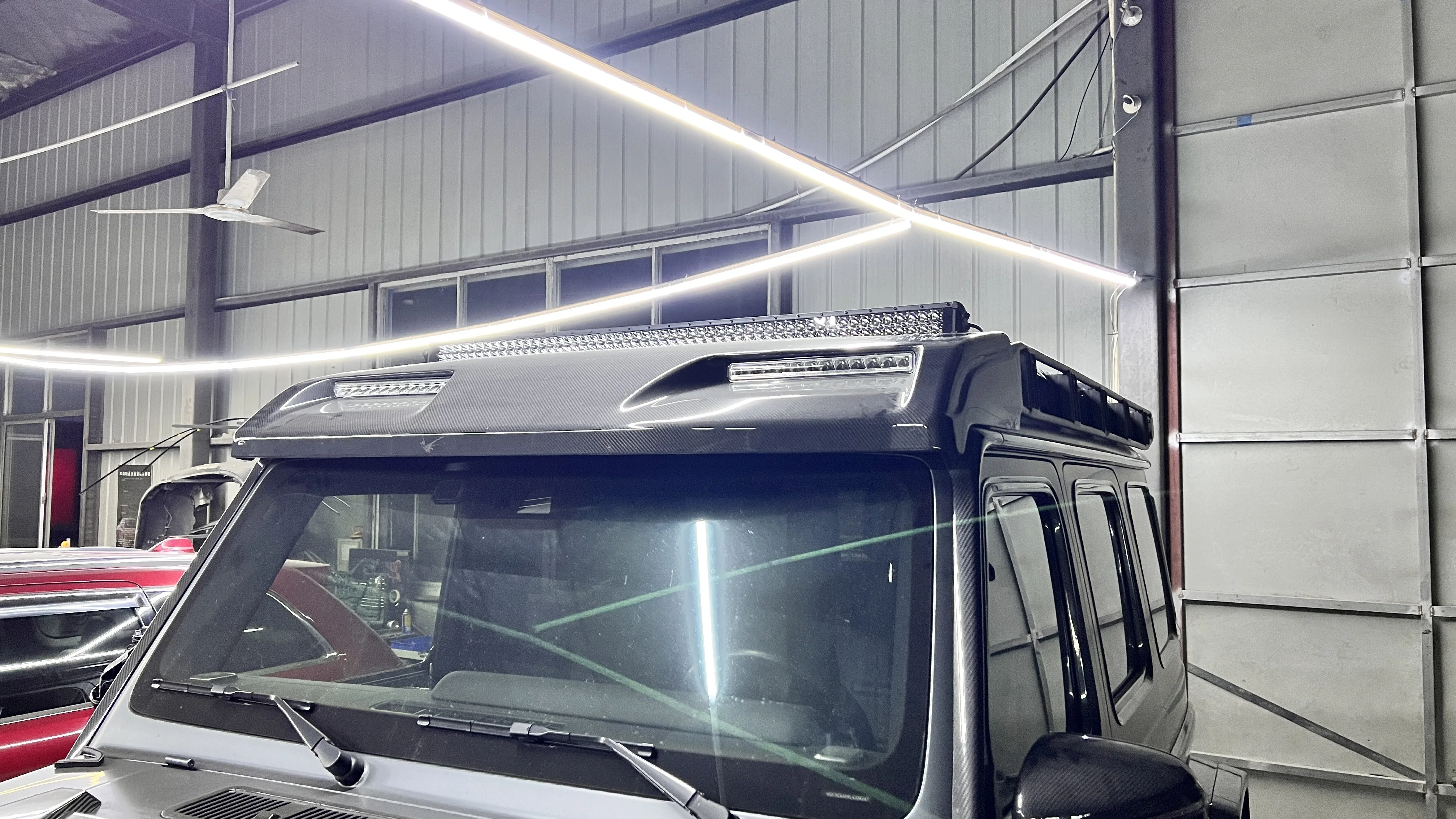 G Wagon W463A W464 G63 G500 4*4 Roof LED Lights for W463A W464 G63 G500 ...