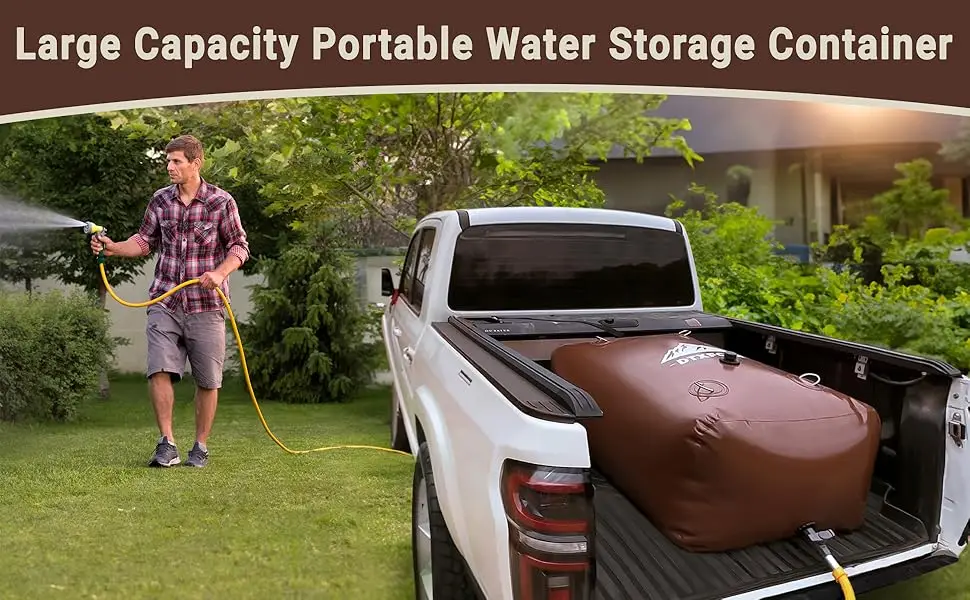 Large 30Gal/120L Capacity Portable Foldable Water Storage Container ...