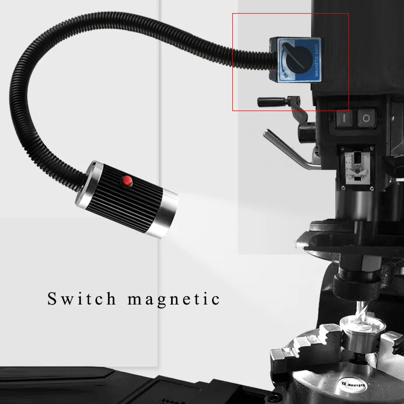 NHM 220V Magnetic Base Factory Price Mechanical Hose Lighting Lamp CNC ...
