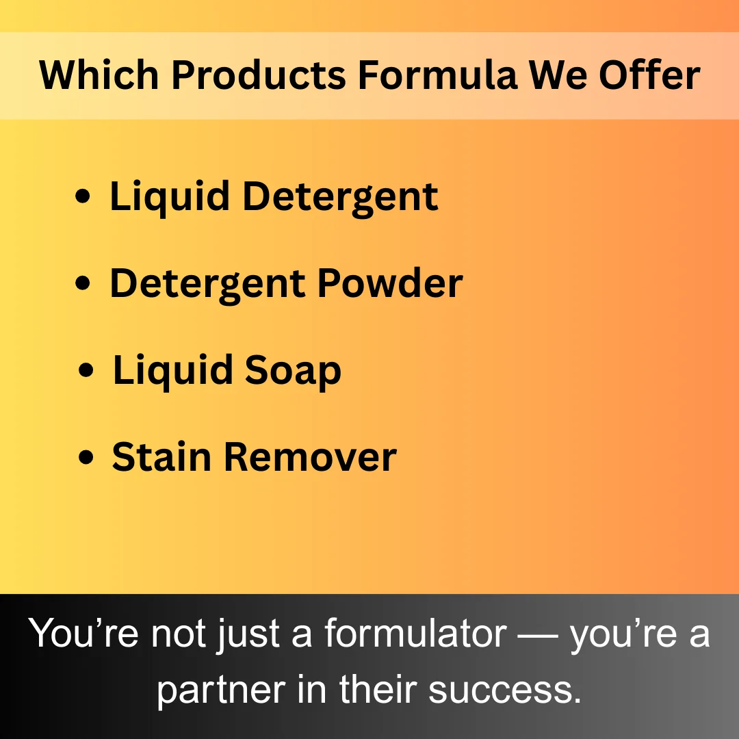 Industrial Detergent Formulation Consulting & Optimization Services ...