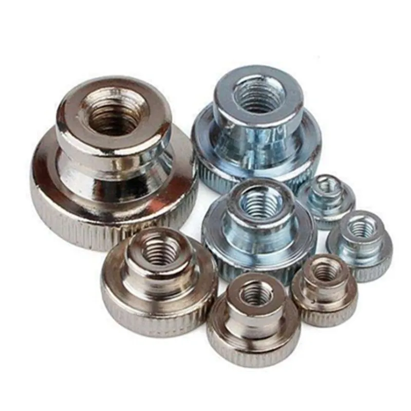 Round Flanged Knurled Thumb Nut Knob - 100% Quality Inspected
