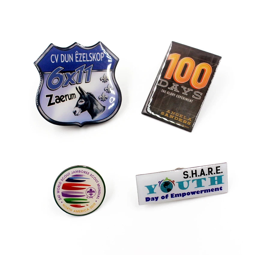 Custom Made Photo Print Lapel Pin With Epoxy Dome - Buy Photo Print ...