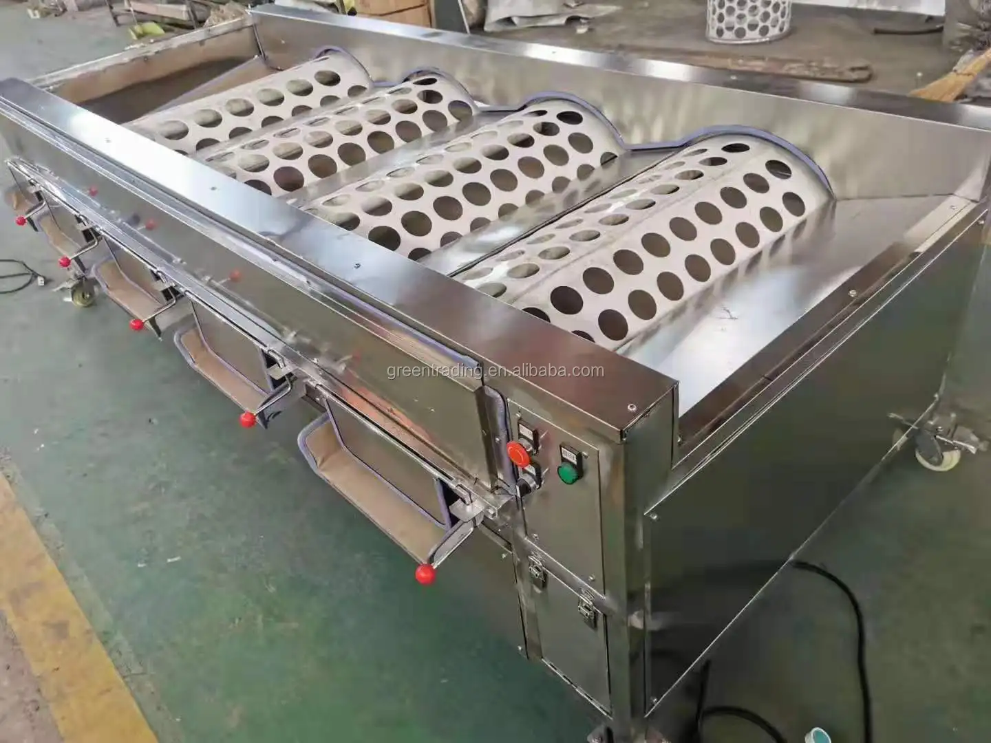 500-2000kg/h Automatic Mango Grading Tomato Sorter Cherry Strawberries ...