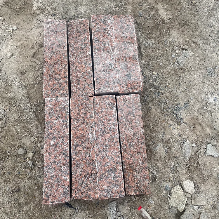 Red Outdoor Granite Flamed Pavers Granite Paving Cube Stone| Alibaba.com