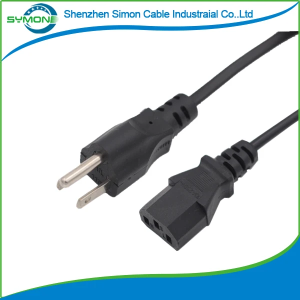 High Quality 3PIN US Power Cord - 110V for Home Appliance
